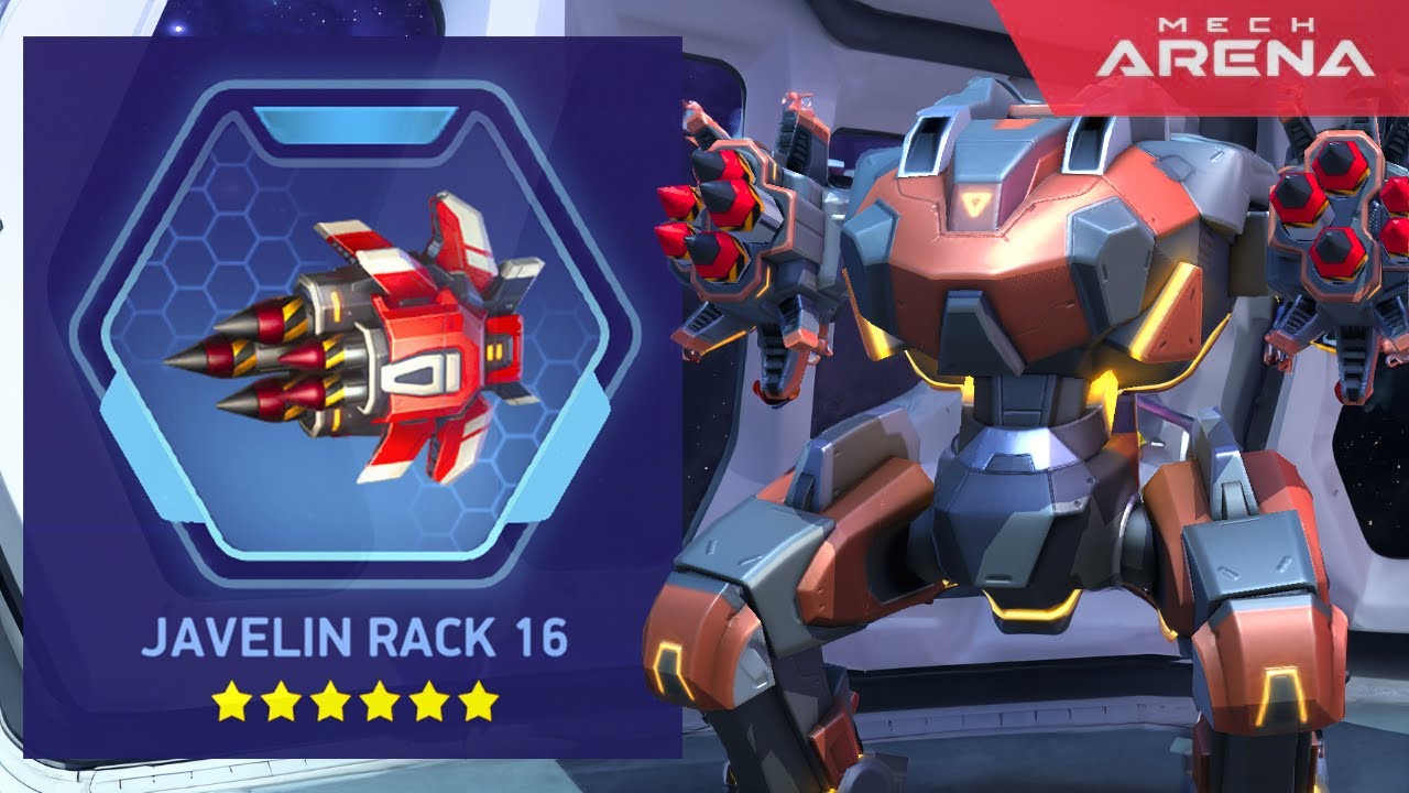 Giveaway Winners. Power of Javelin Rack 16 | Mech Arena - YouTube