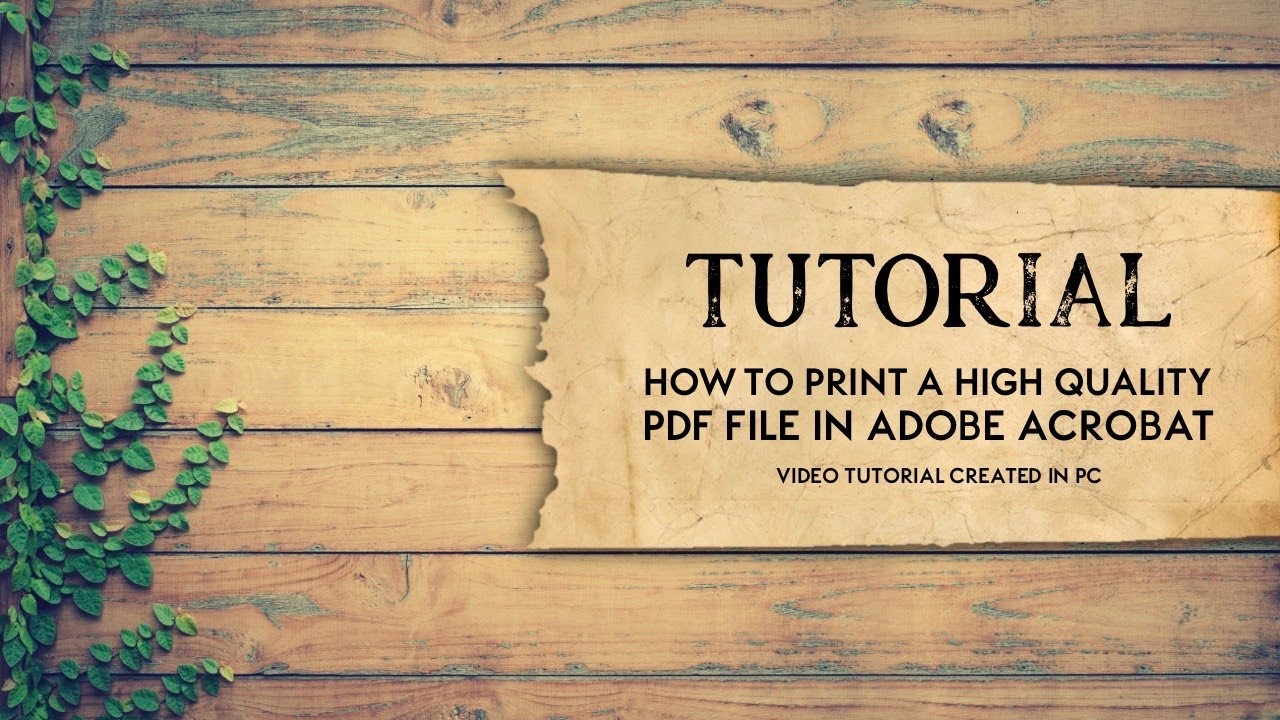 How To Print A High Quality PDF In Adobe Acrobat, My White Cat Journal ...