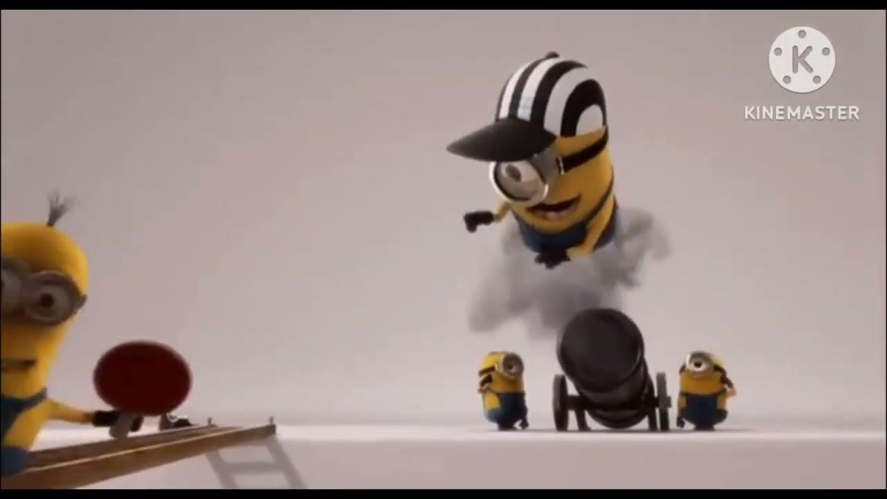 Minion Breaking The Fourth Wall And The Film Burning (Audio Description) (ENGLISH) - YouTube