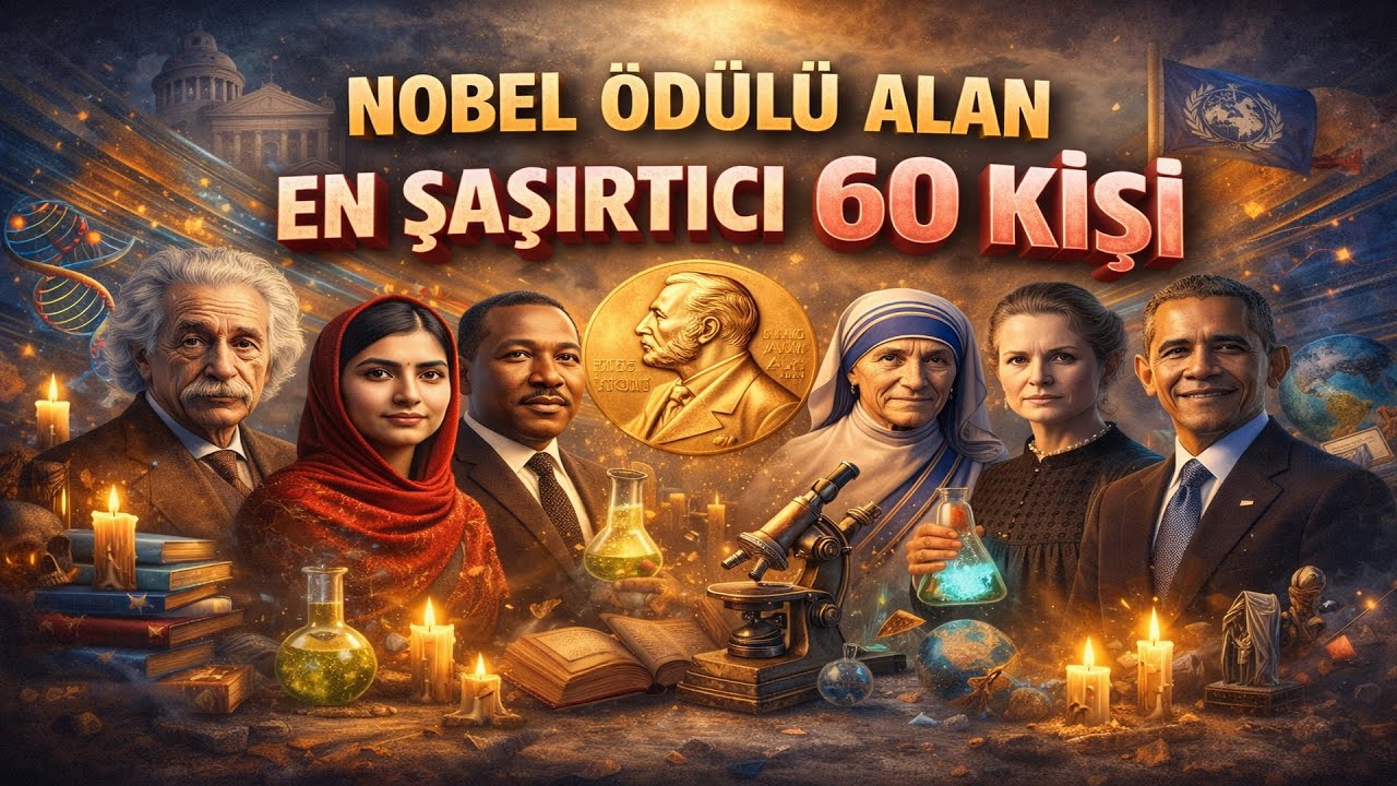 Nobel Ödülü Alan En Şaşırtıcı 60 Kişi | Beklenmeyen Dahiler ve ...
