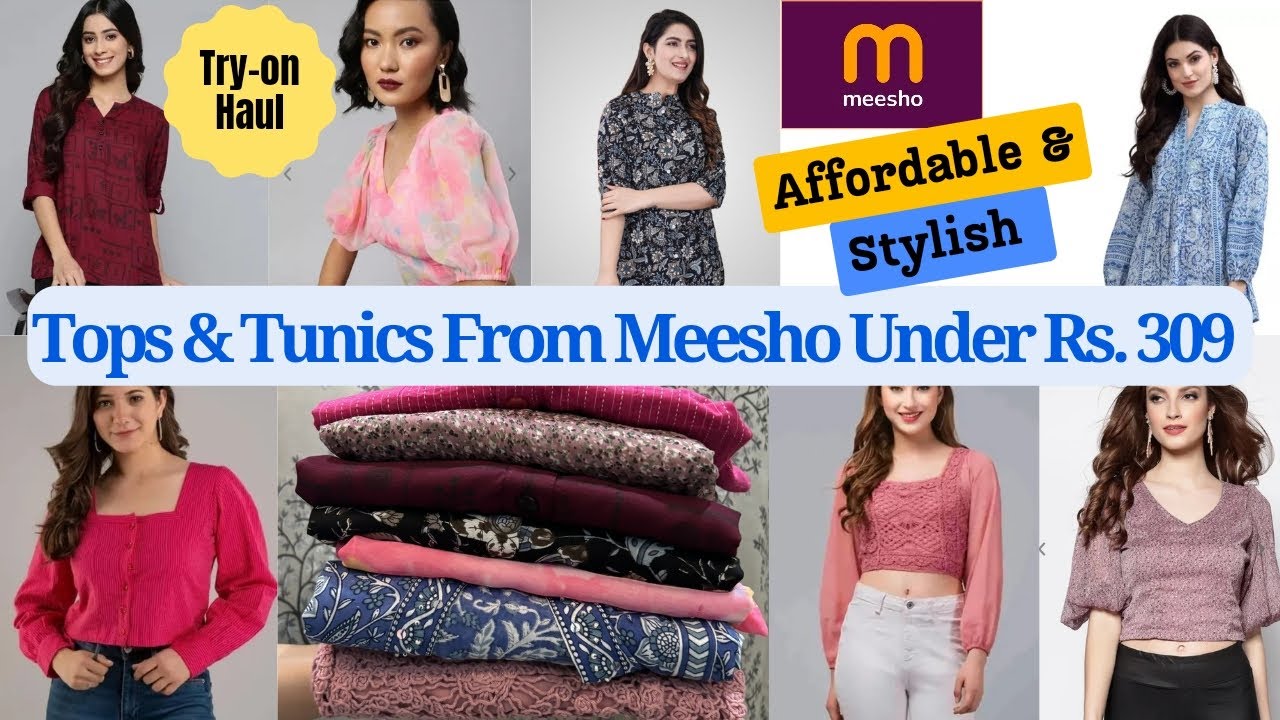 Meesho Tops and Tunics Haul | Meesho Tops Haul | Affordable Meesho Tops ...