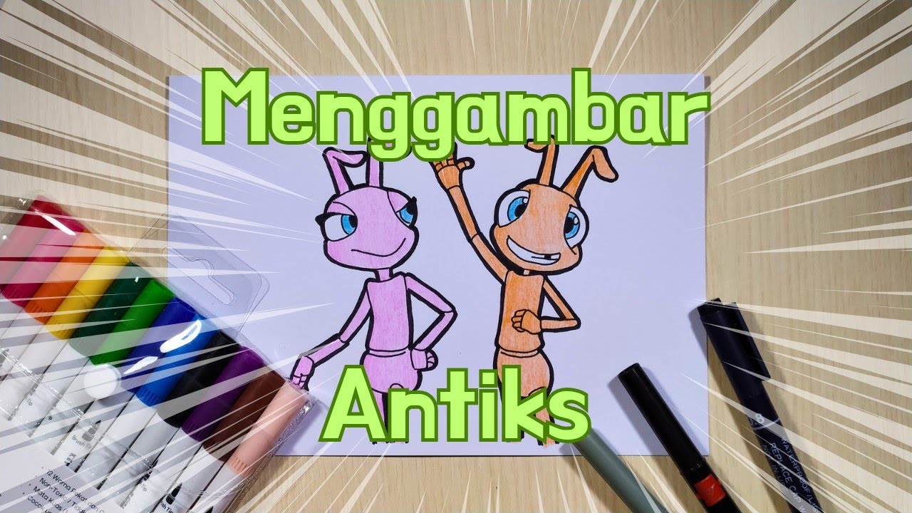 Menggambar Antiks, Gambar Antiks, How to Draw Antiks, Drawing Antiks ...