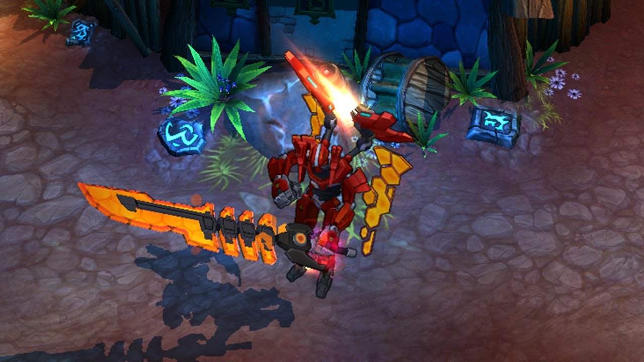 Mecha Aatrox Skin Spotlight Gameplay (League of Legends / LoL Preview ...