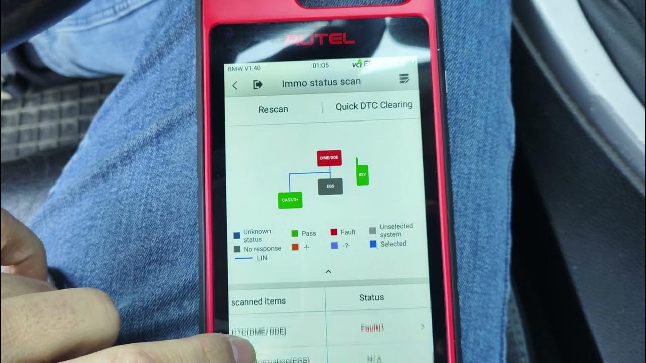 BMW E90/91/92/93 CAS3+ ADD/PROGRAMMING NEW KEY AUTEL KM100 - YouTube