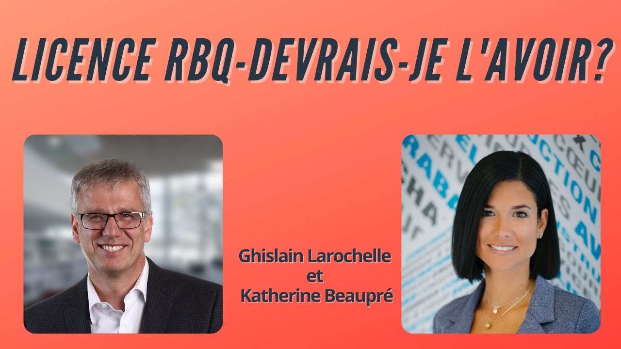 Licence RBQ - Devrais-je l'avoir? - YouTube