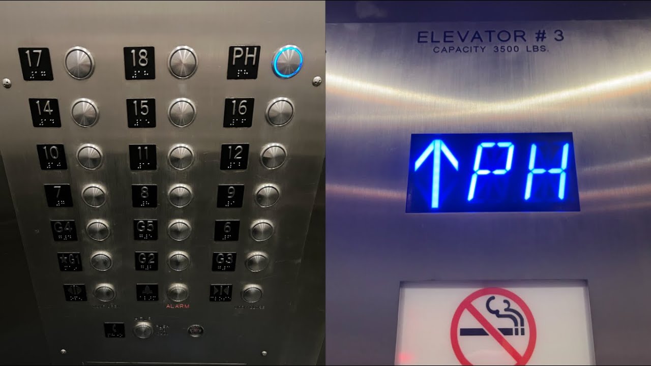 Strange Modernized Otis Traction Elevators at the Sand Dunes Resort in Myrtle Beach, SC - YouTube