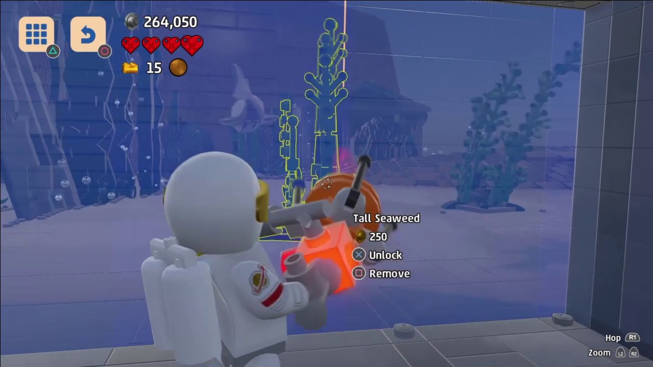 Lego Worlds, use discovery tool underwater - YouTube