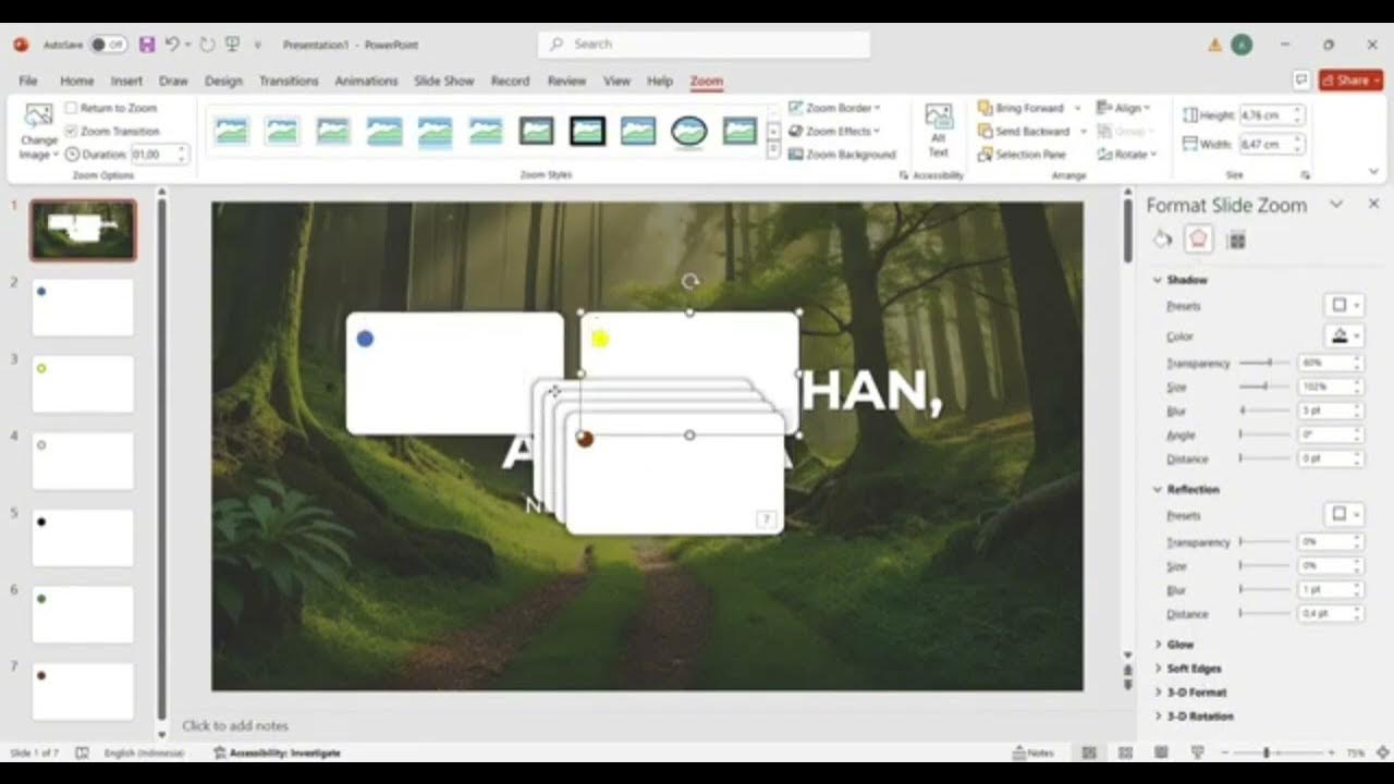 Cara Membuat PPT SCROLLING SLIDE - YouTube
