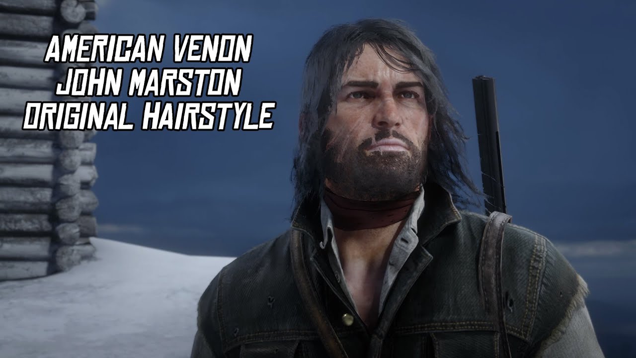 Original John Marston In American Venom Red Dead Redemption 2 Hair Mod ...