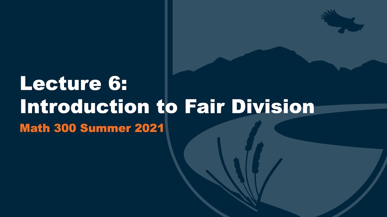 Introduction to Fair Division - YouTube