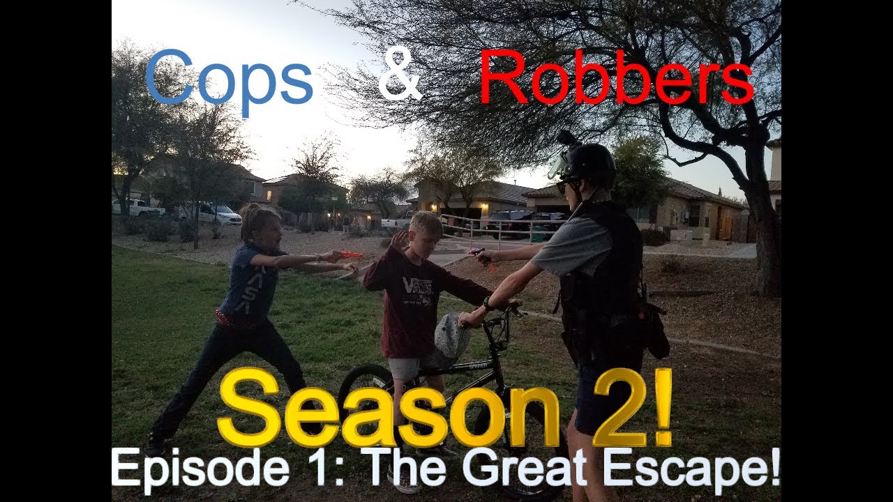 Cops and Robbers! S2 Ep 1. The Great Escape! - YouTube