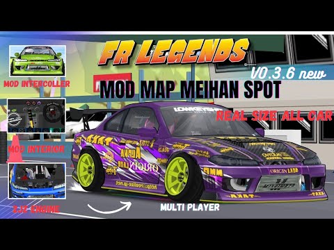 FR LEGENDS MOD MAP MEIHAN SPOT LAND REAL SIZE BETTER WHELL 2JZ - YouTube