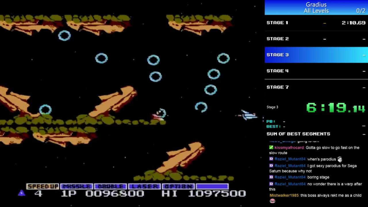 Gradius All Levels in 15:54 - YouTube