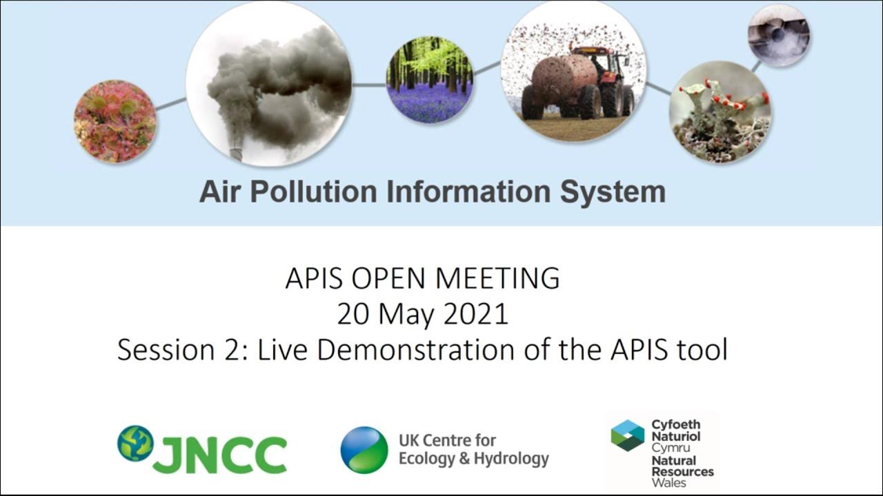 Demonstrating the Air Pollution Information System (APIS) mapping ...