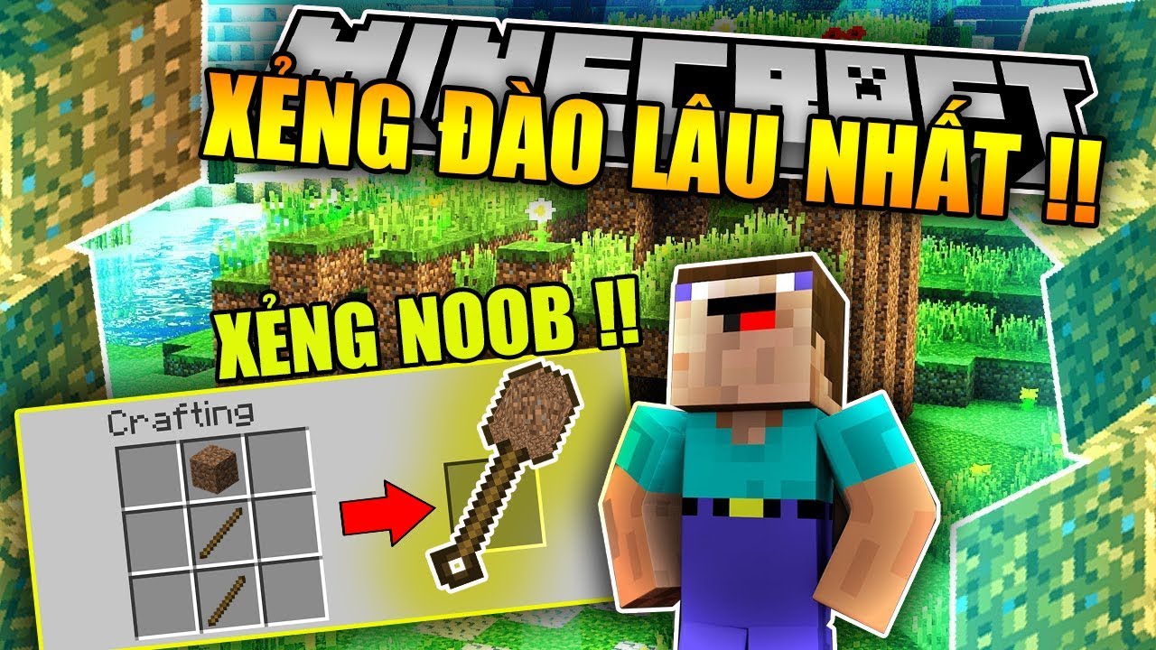 CÂY XẺNG ĐÀO LÂU NHẤT HỆ MẶT TRỜI !! | 101 Loại Xẻng Minecraft #1 - YouTube