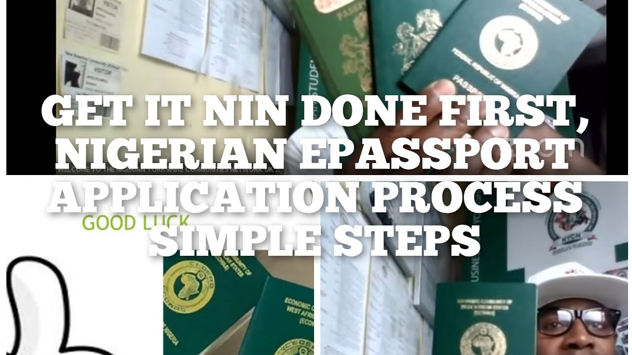 SIMPLE STEPS-NIGERIAN EPASSPORT APPLICATION PROCESS@THE NIGERIAN HIGH ...