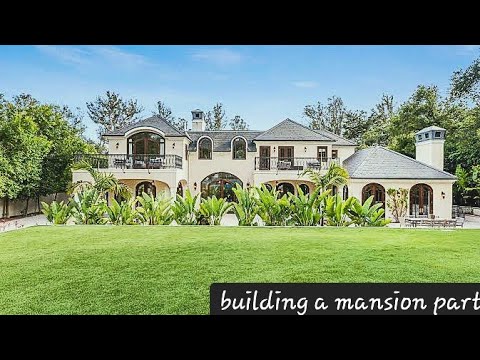 building a mansion part 3 - YouTube