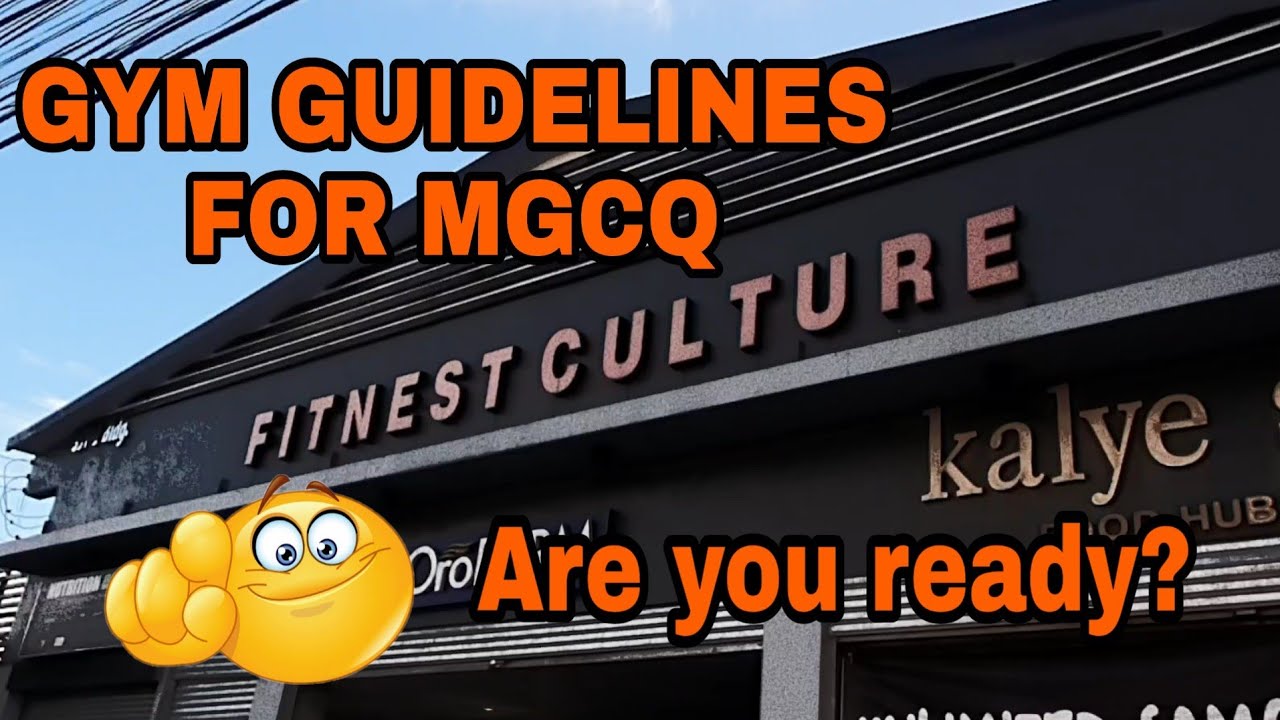 GYM GUIDELINES FOR MGCQ | FITNESTCULTURE ZAMBOANGA CITY - YouTube