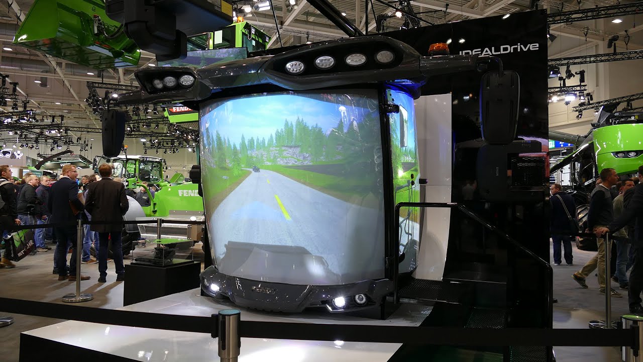 AGCO IDEAL combine harvester Simulator - YouTube