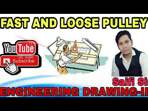 Fast And Loose Pulley, How to Draw Fast and Loose Pulley, Full Details ...