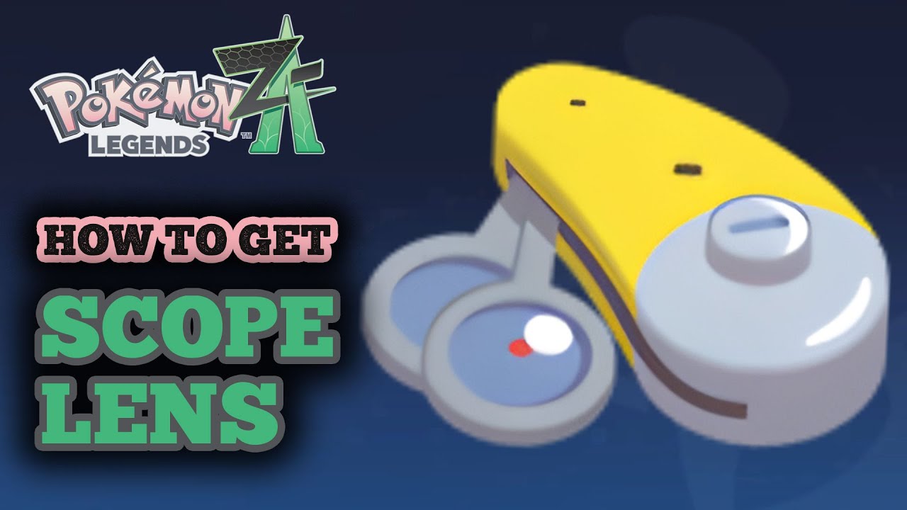How to Get Scope Lens in Pokemon Legends Z-A - Maximize Critical Hit ...