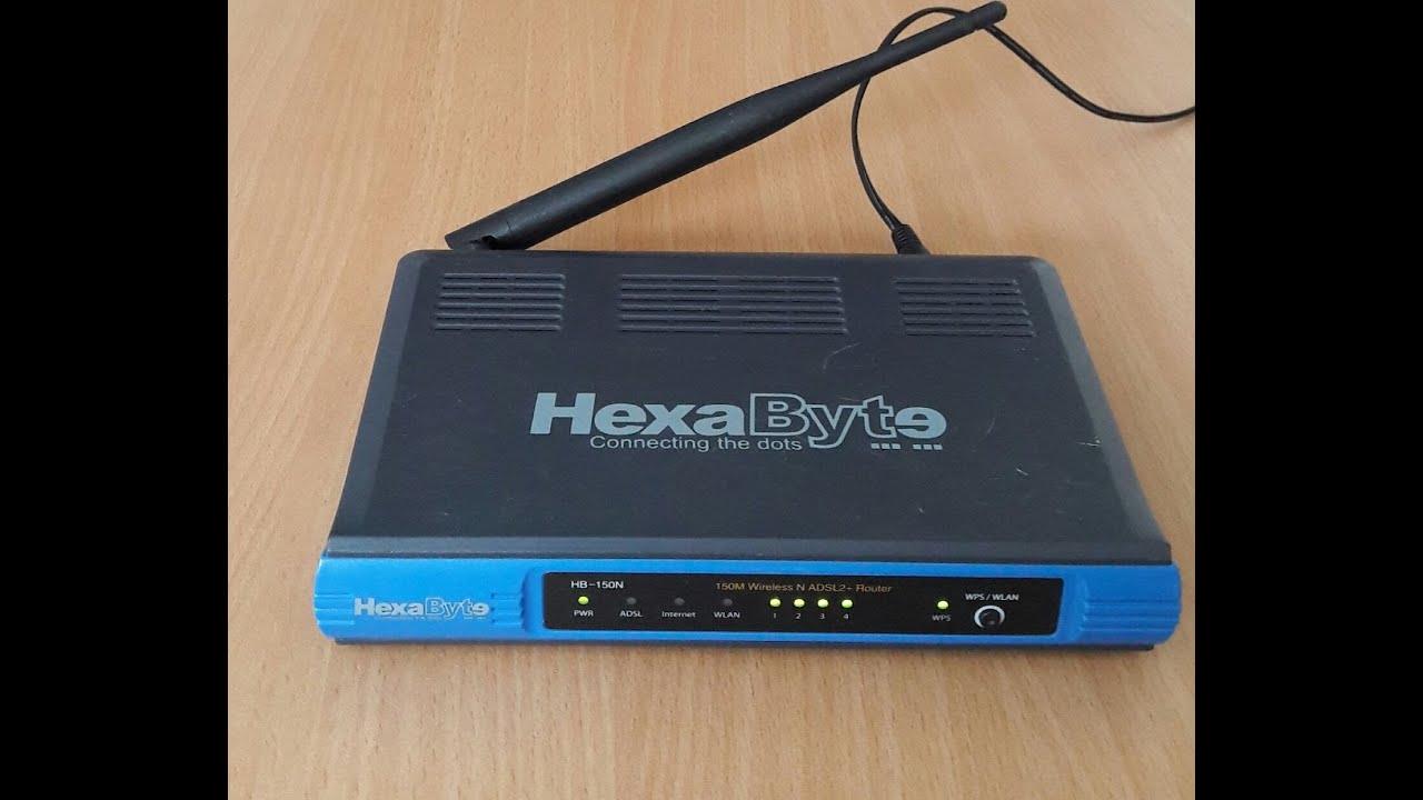 Configuration Modem HexaByte 1 Très simple برمجة موديم هيقزابايت - YouTube