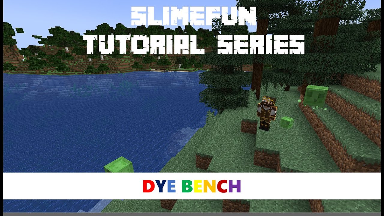 Slimefun Tutorial Series - Dye Bench - YouTube