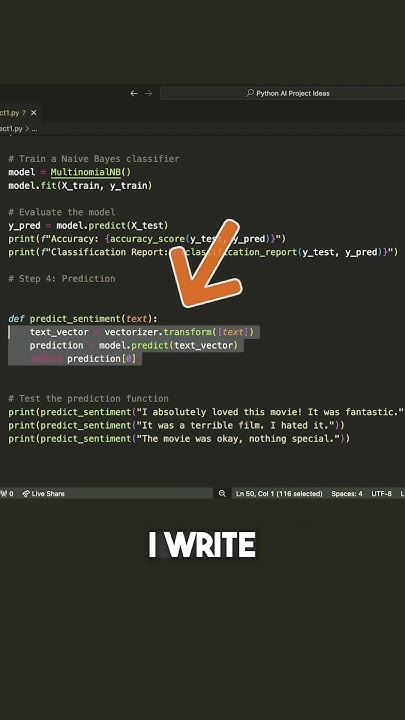 Sentiment Analysis Code Sample - Part 2 - YouTube