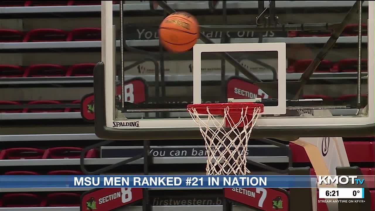 Minot State men’s basketball gets top-25 ranking for first time in ...