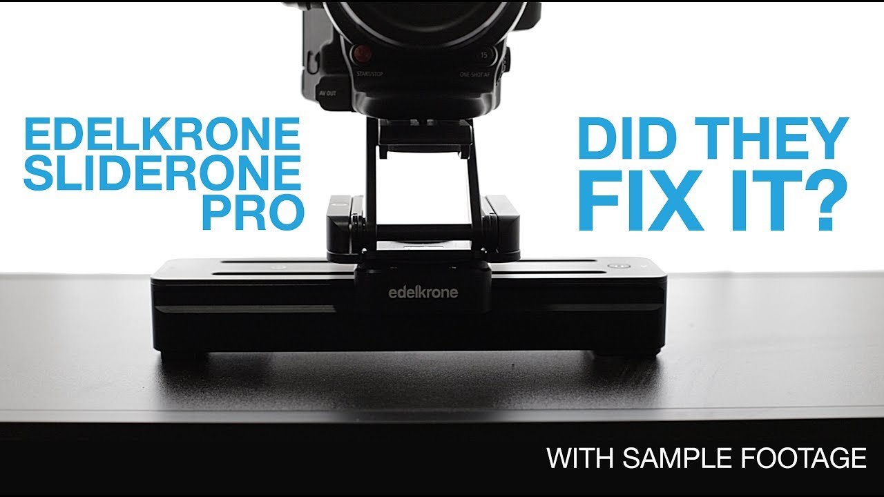 Edelkrone SliderONE Pro Review FOLLOW UP - Is It Fixed? - YouTube