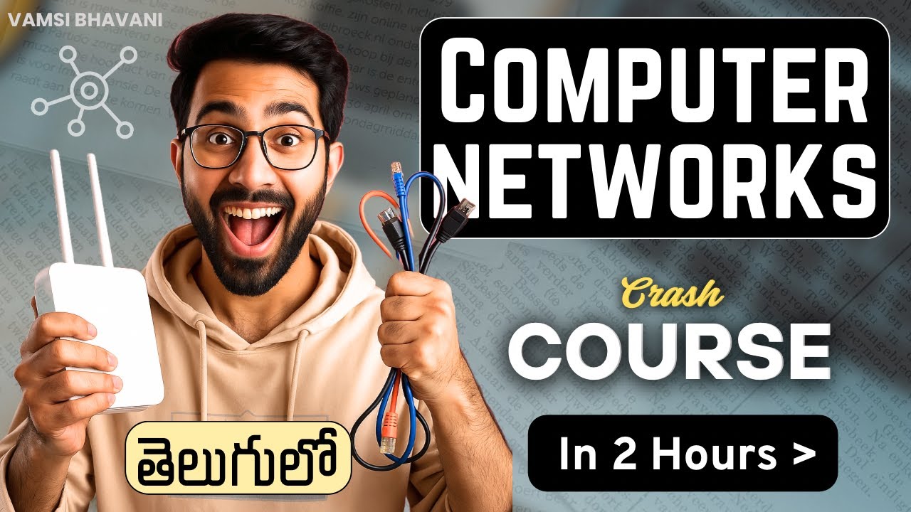 Computer Network Crash Course in 2 hours | Telugu | Vamsi Bhavani - YouTube