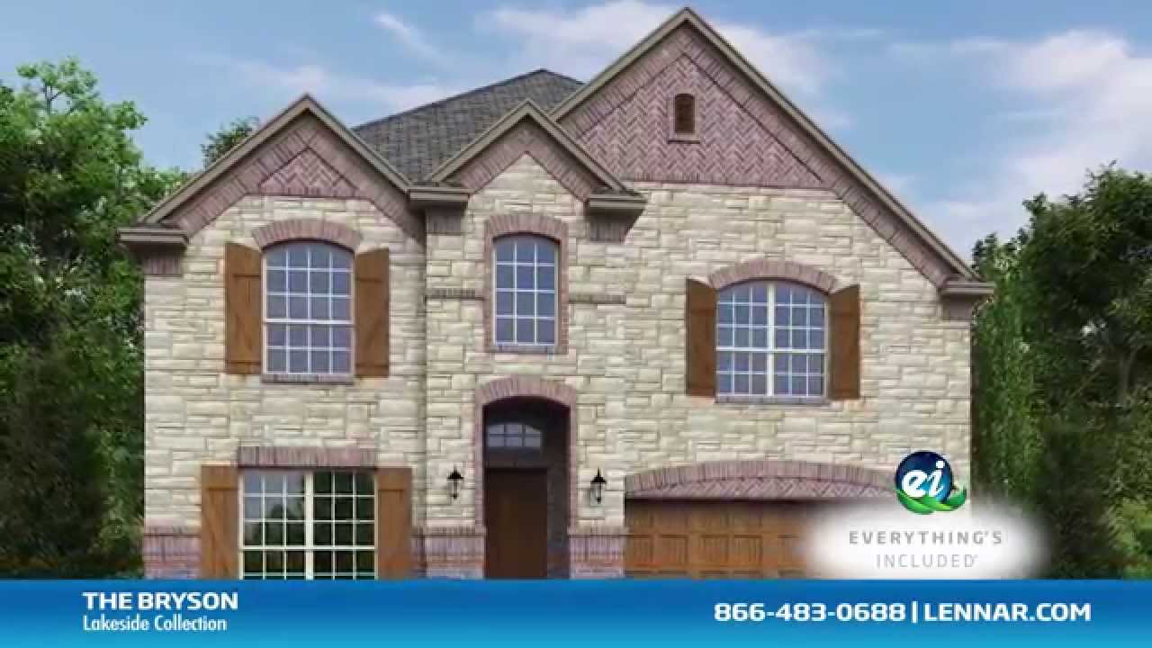 The Bryson New Home Tour - Lennar Dallas - YouTube