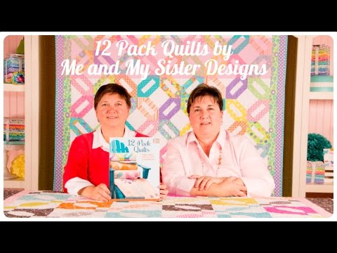 12 Pack Quilts Book By Me and My Sister Designs - YouTube