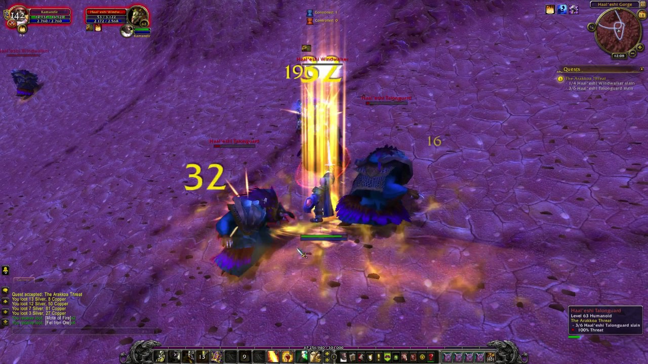 WoW quest #3411 The Arakkoa Threat - YouTube