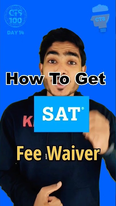 How To Get a SAT Fee Waiver - YouTube