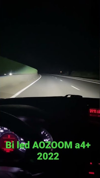 Bi led Aozoom A4+ 2022 сухой асфальт - YouTube