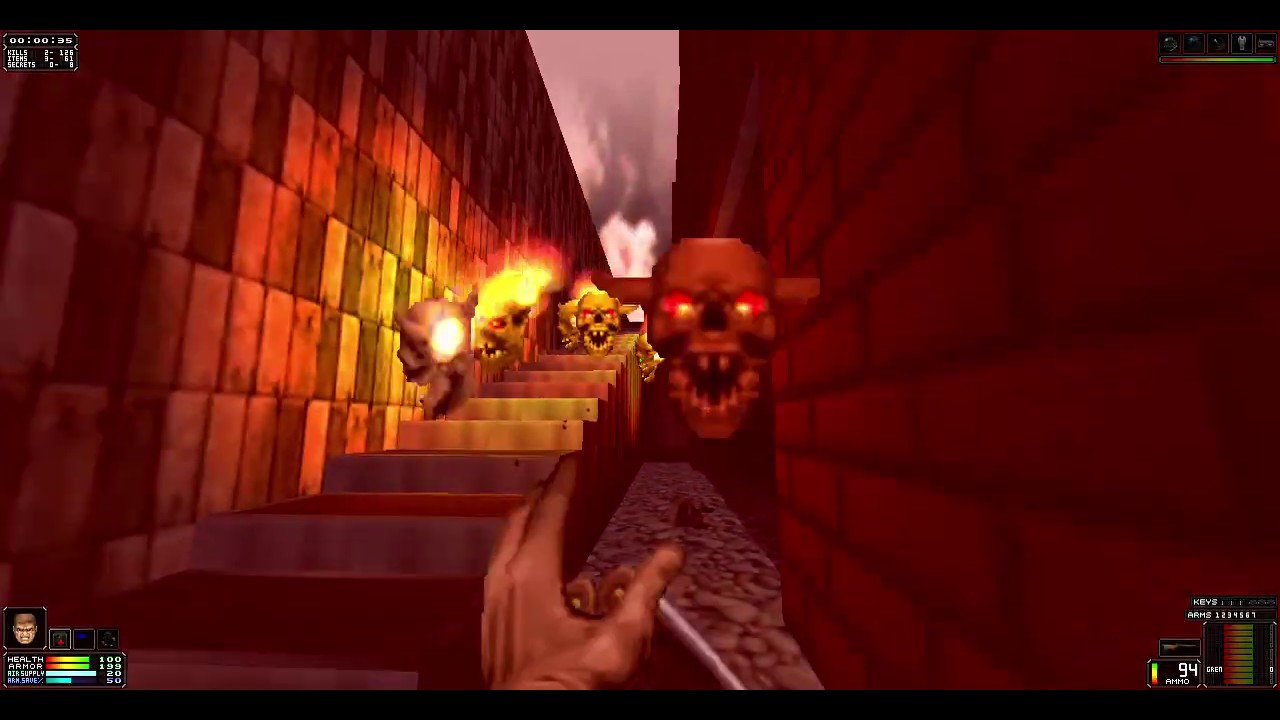 Normally playing Doom 2 Map 13 - Downtown - YouTube