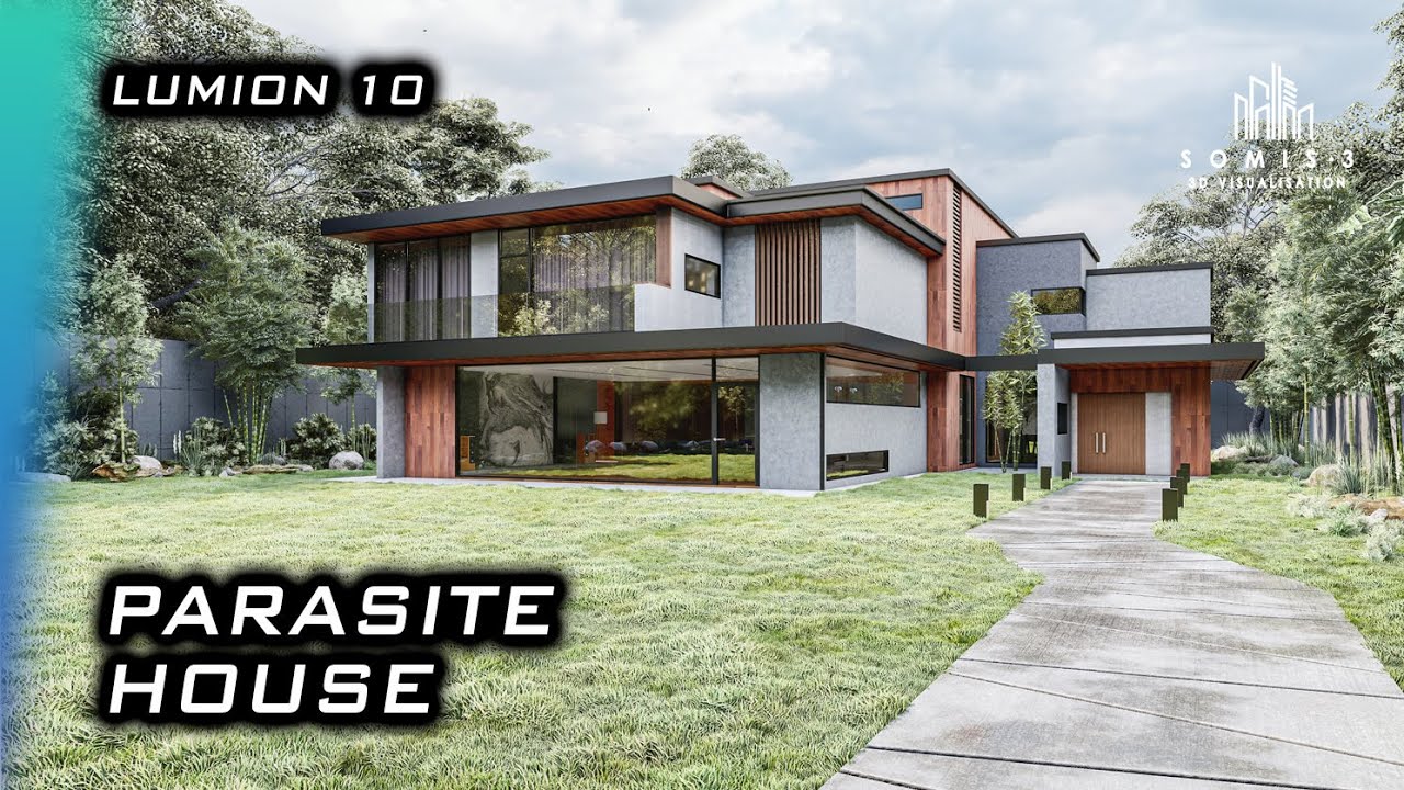 The Great Parasite House Design | Lumion 10 | Bong Joon Ho | Song Kang ...