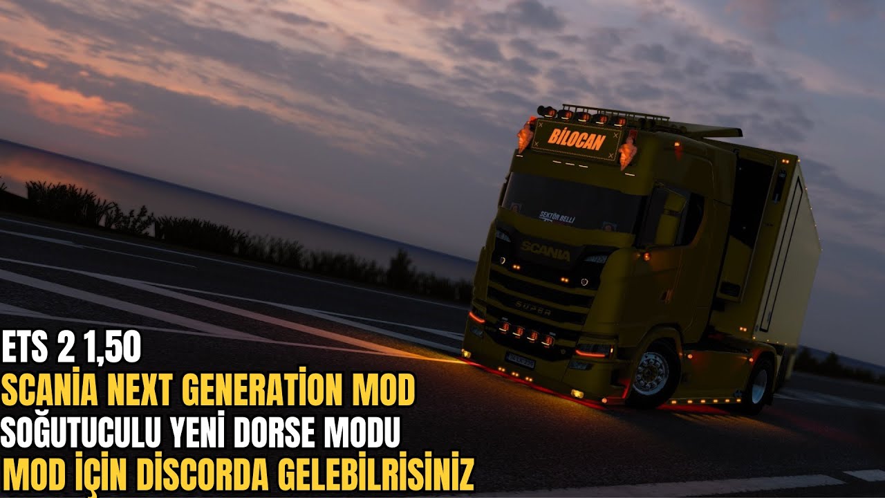 ETS 2 1.50| SCANİA NEXT GENERATİON MODİFİYE | MODLAR DİSCORDA #ets2 #ets2mods #ets - YouTube