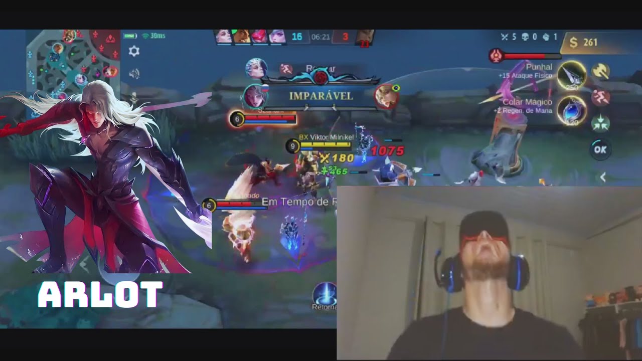 APRENDENDO JOGAR DE ARLOT !! MOBILE LEGENDS - YouTube