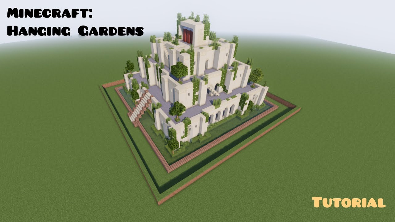 Minecraft : How To Build Hanging Garden || Tutorial || - YouTube