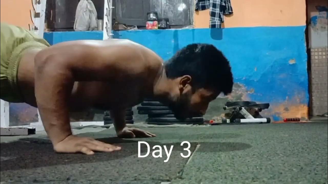 Day 3 Lower Chest Push Up Transformation 30 Days Push Up Challenge Youtube Youtube Pushups