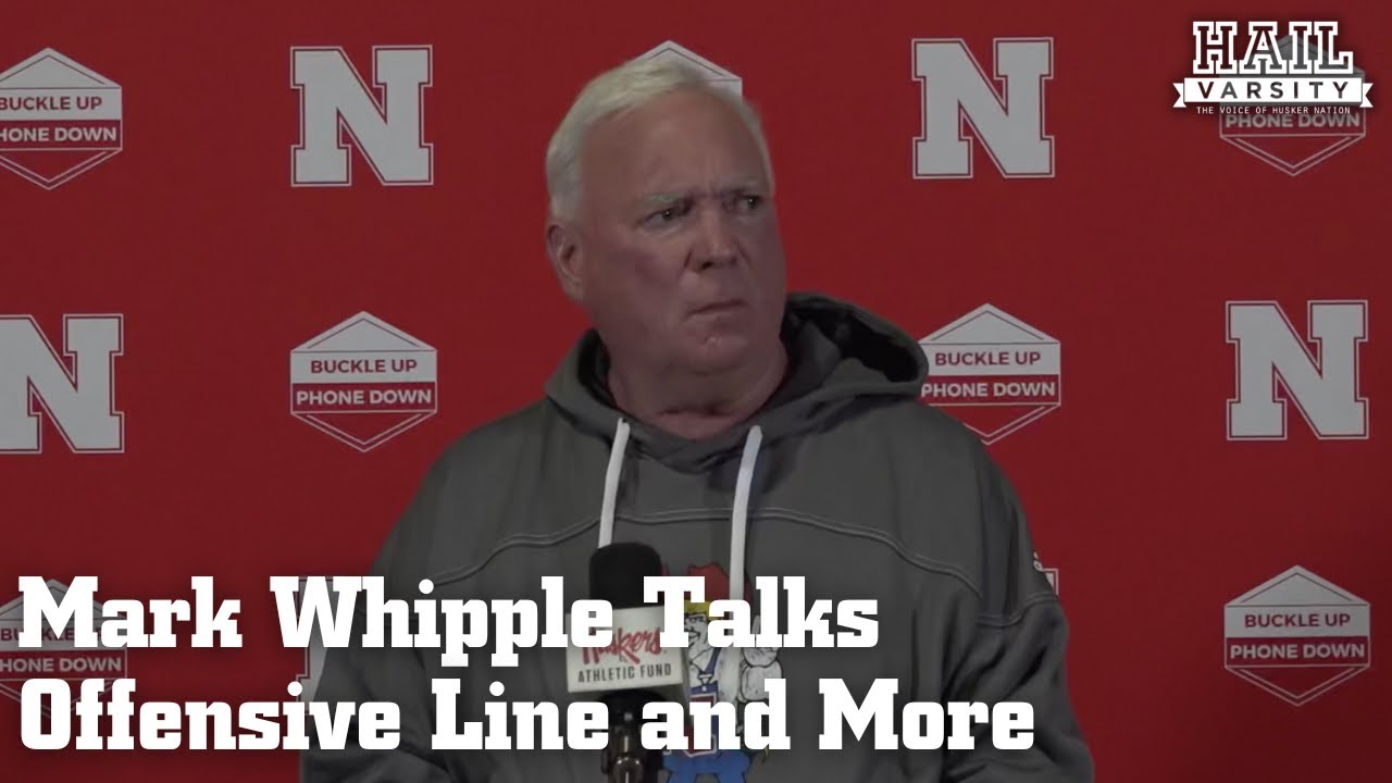 Nebraska Football: Mark Whipple Talks Offensive Line, More - YouTube