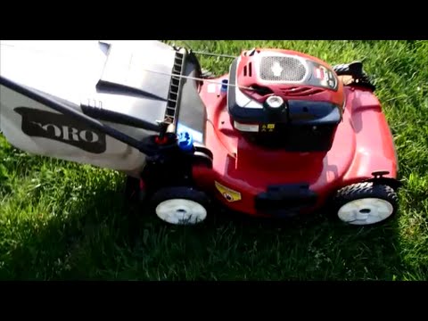 Toro Personal Pace Cold First Start 2015 Stuck Choke Model 20332 ...