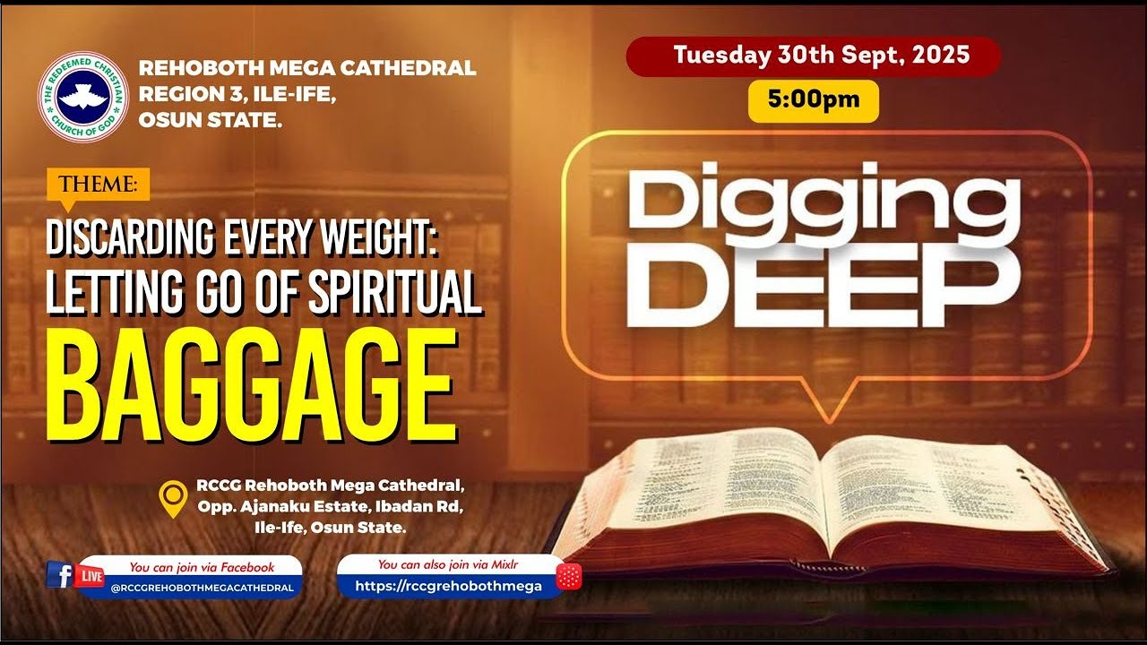 DIGIGING DEEP || DISCARDING EVERY WEIGHT: LETTING GO OF SPIRITUAL ...
