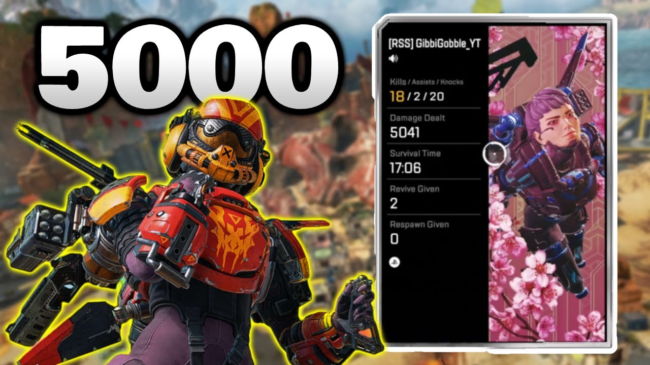 5000 DAMAGE APEX MATCH!! | Apex Legends Season 14 High Kill Gameplay ...