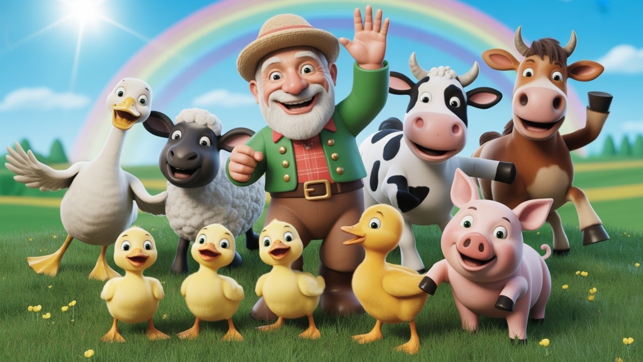 Old MacDonald's Farm Compilation | Farm Animal Songs | Nursery Rhymes ...