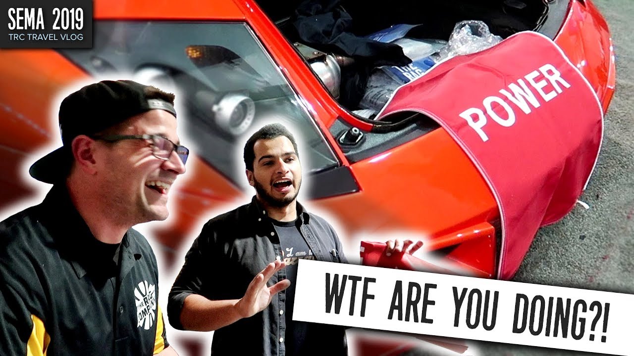 DUMPSTER DIVING w/ TAVARISH?? (Shenanigans!) | Behind The Scenes @ SEMA ...