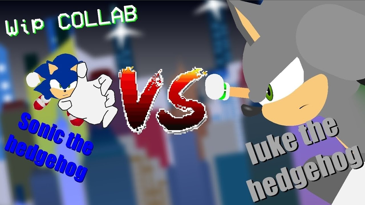 Sonic the hedgehog vs Luke the hedgehog (wip collab animation) - YouTube
