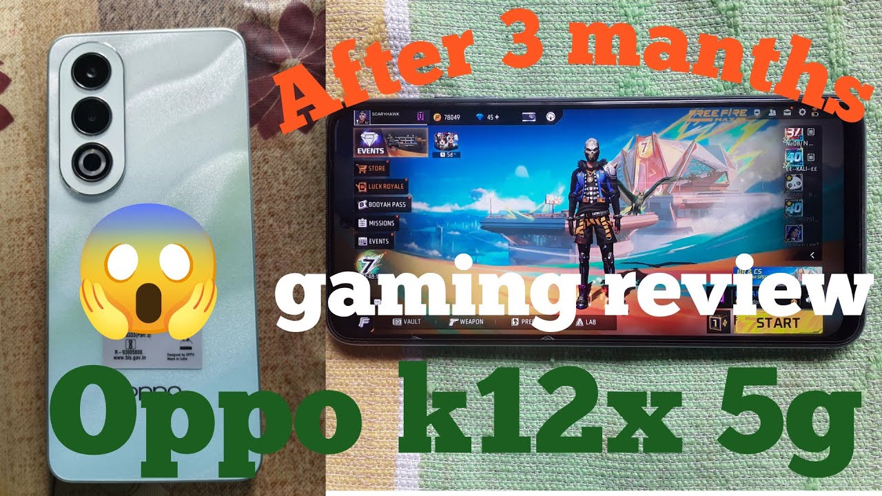 OPPO k12x 5G - After 3 Manths gaming review | best gaming phone under ...